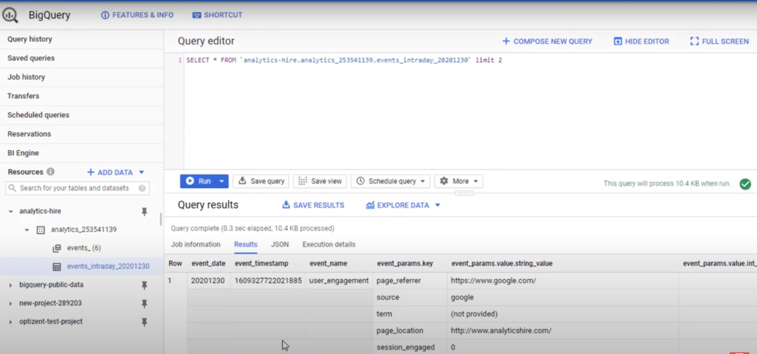 How To Use The Select Statement In Bigquery Sql Optizent
