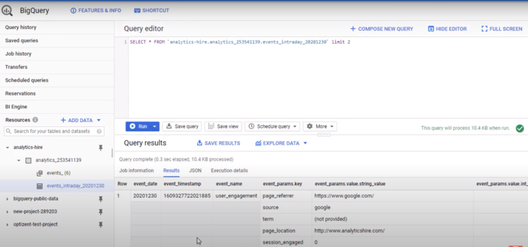 How to Use the "SELECT" Statement in BigQuery SQL - Optizent
