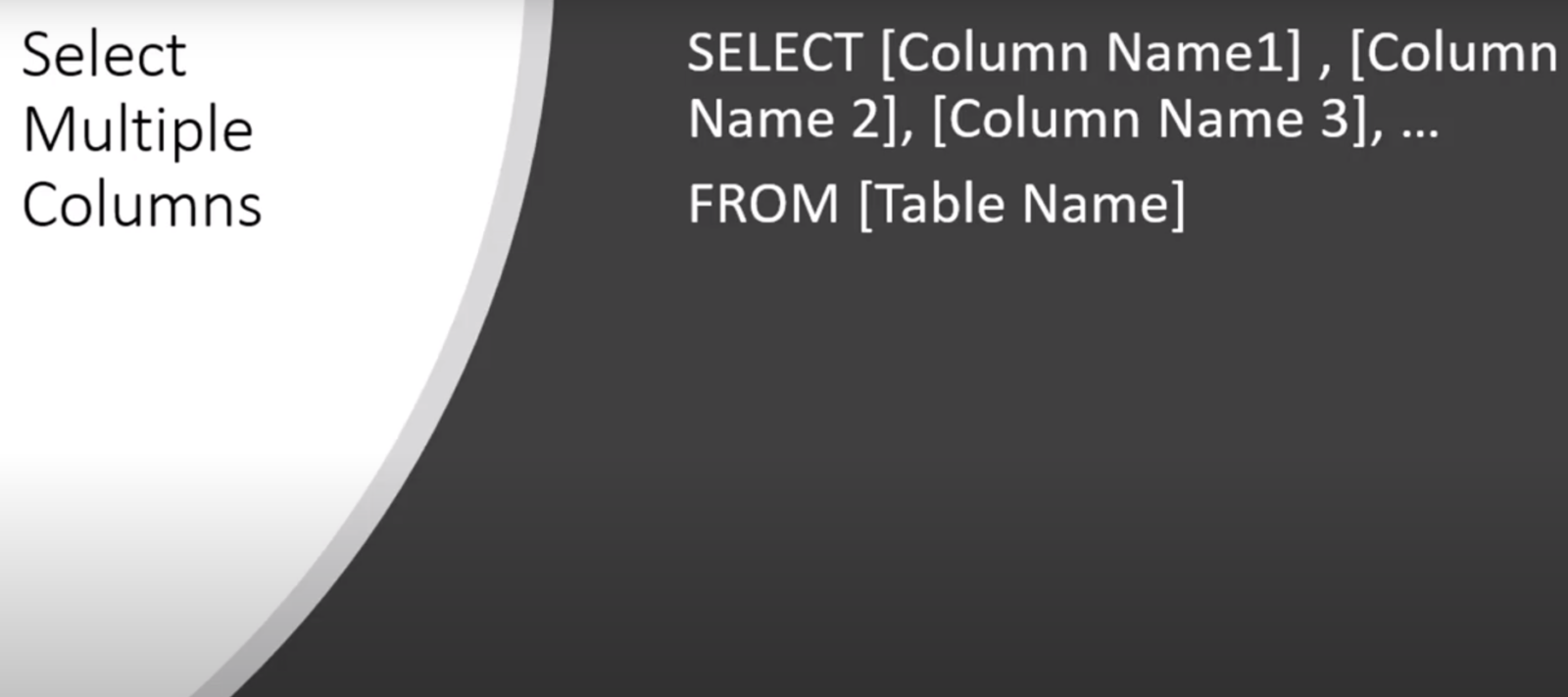 How to Use the "SELECT" Statement in BigQuery SQL - Optizent