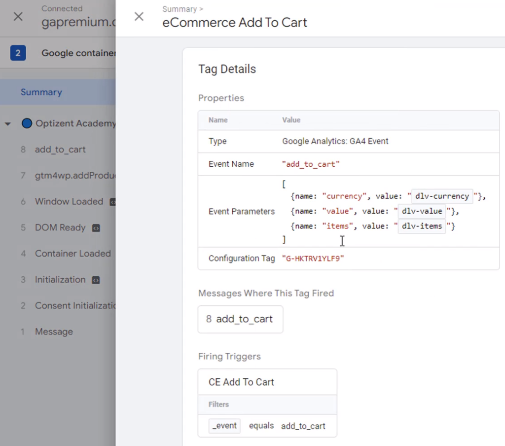 How to Track an Add to Cart Event in Google Analytics 4 - Optizent