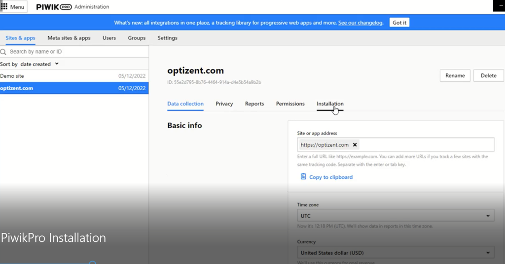 How To Install Piwik Pro On The Website - Optizent