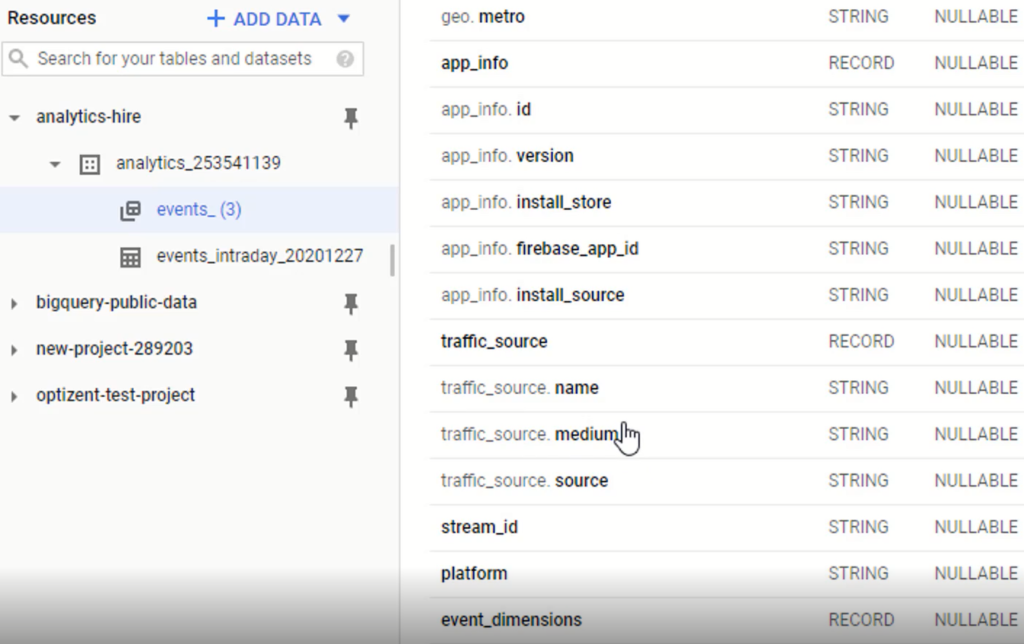 GA4 Data in BigQuery - Optizent