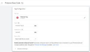 How to Add Pinterest Tags in Google Tag Manager - Optizent