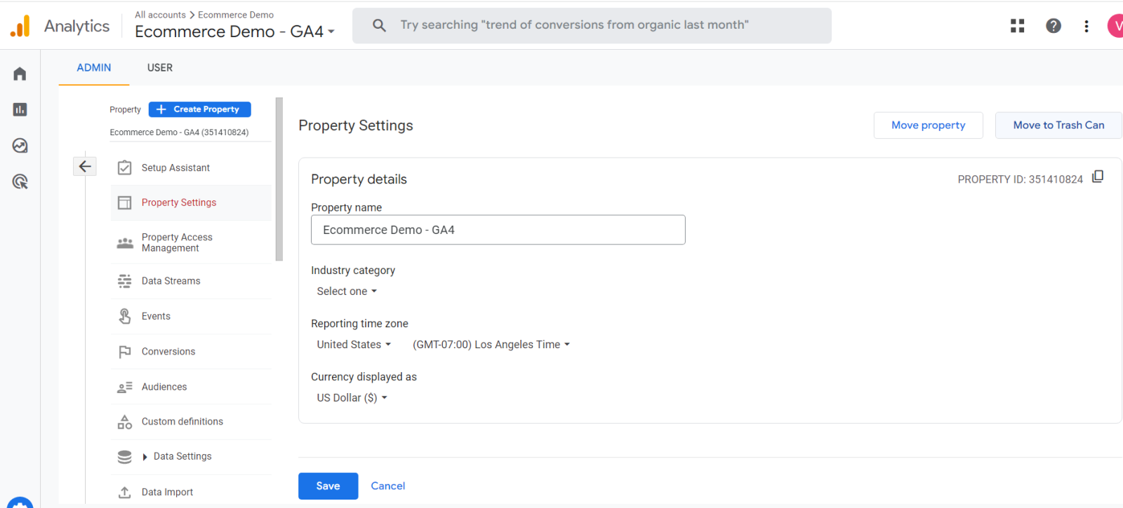 How to delete a Google Analytics 4 property - Optizent