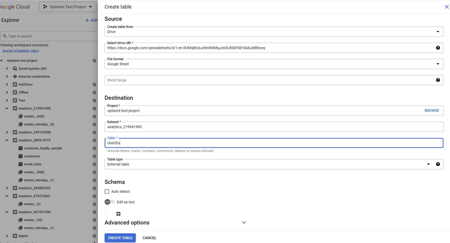 Google Sheets to BigQuery - How To Transfer and Import Data - Optizent