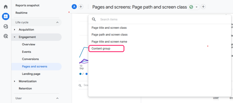 Content Groups in Google Analytics 4 – How to set them up and use them? - Optizent