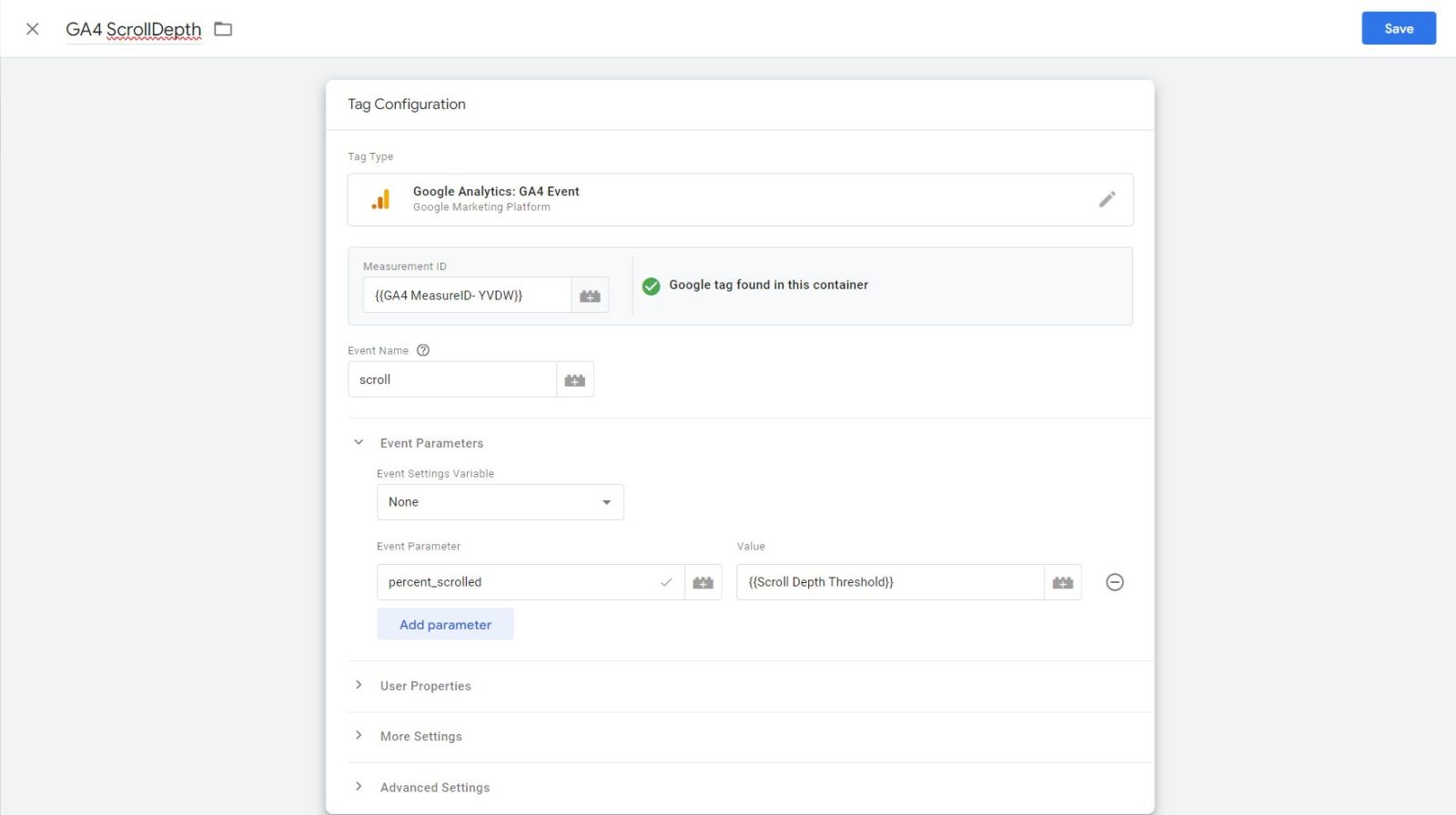 How to Track Scroll Depth in Google Analytics 4 (GA4)? - Optizent