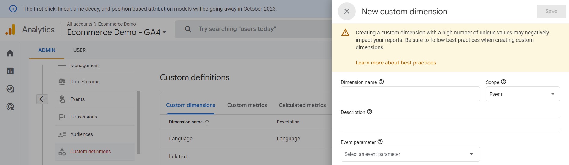 GA4 Custom Dimension: What, Why and How - Optizent